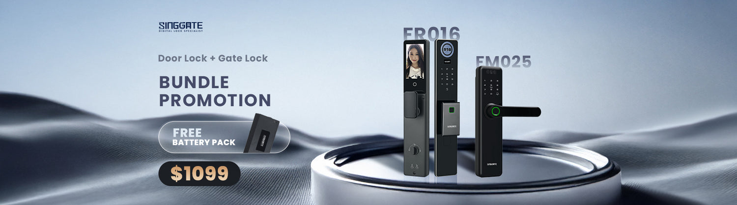 SINGGATE Singapore Local Digital Lock designed for HDB BTO & CONDO ...