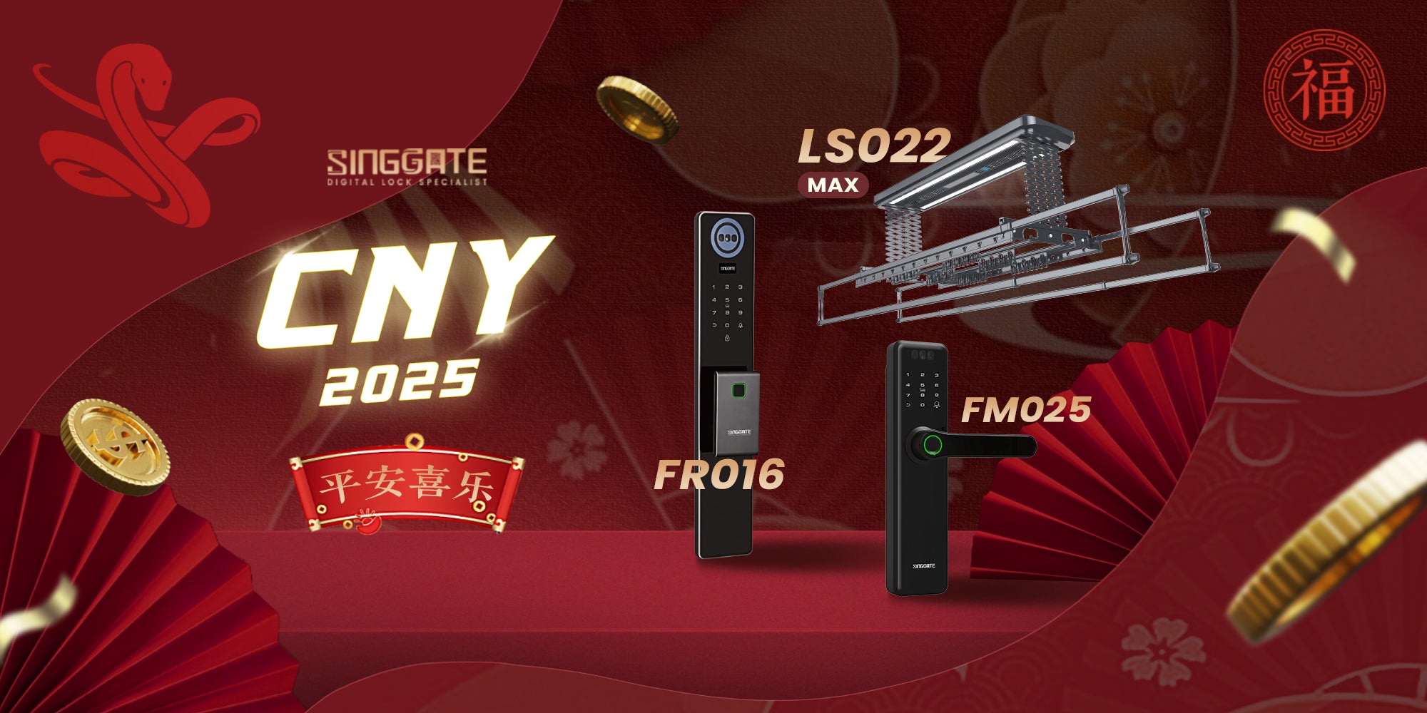 SINGGATE Singapore Local Digital Lock designed for HDB BTO & CONDO ...