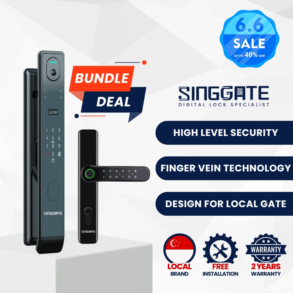 Door & Gate Digital Lock Bundle Promotion | SINGGATE SG Brand ...