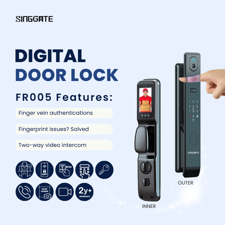 Buy Digital Door Lock in Singapore | Smart Locks with Camera & App ...
