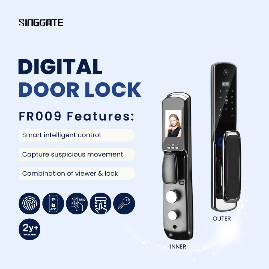 Buy Digital Door Lock in Singapore | Smart Locks with Camera & App ...