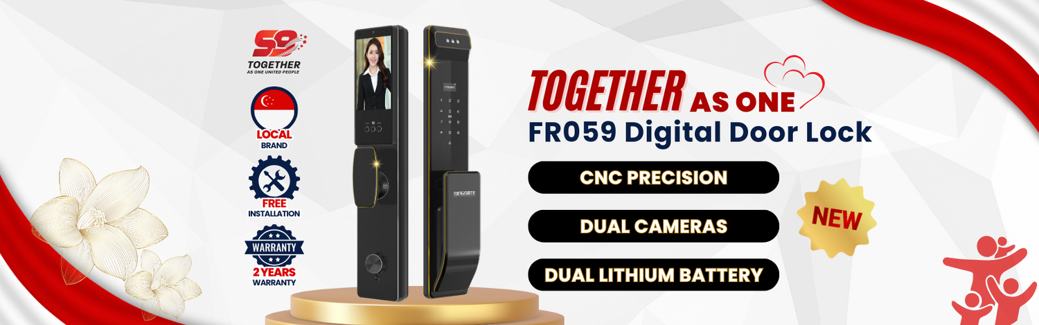 SINGGATE Singapore Local Digital Lock designed for HDB BTO & CONDO ...