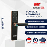 [National Day Promo] FS012 Pro Smart Sync Digital Door Lock – SINGGATE Digital Lock