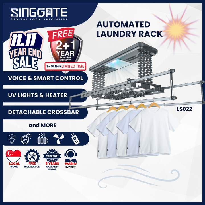 Automated Drying Rack in Singapore | Smart Laundry Solutions for HDB ...
