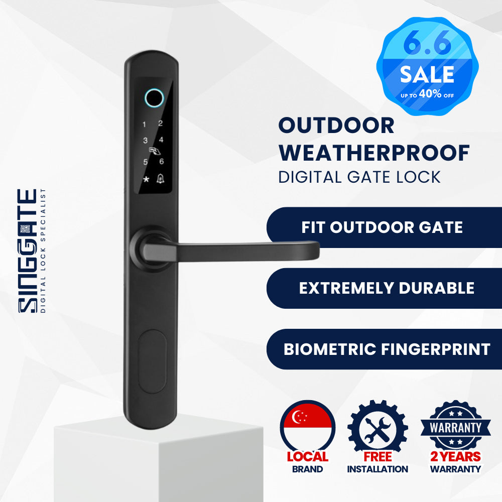 OM008 Outdoor Weather Proof Digital Gate Lock – SINGGATE Digital Lock