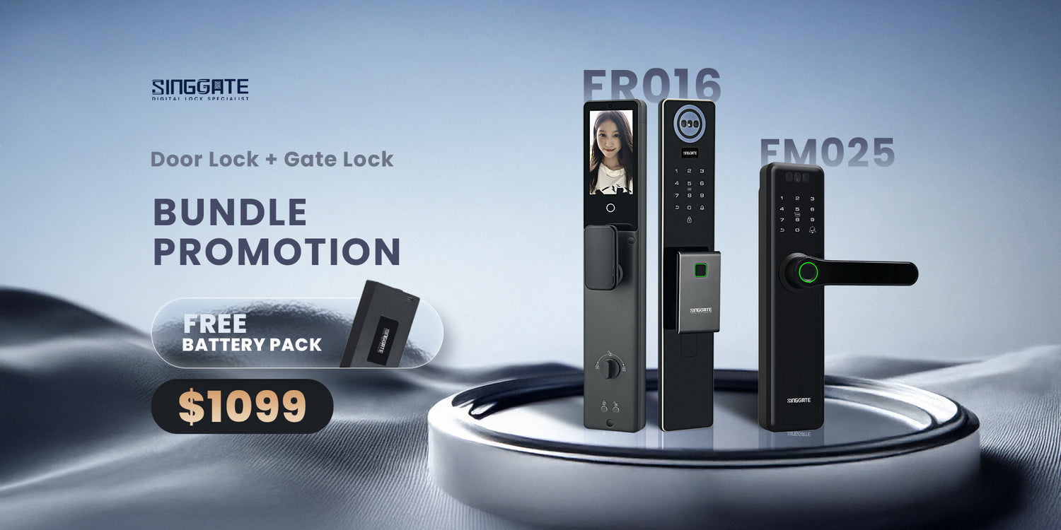 SINGGATE Singapore Local Digital Lock designed for HDB BTO & CONDO ...