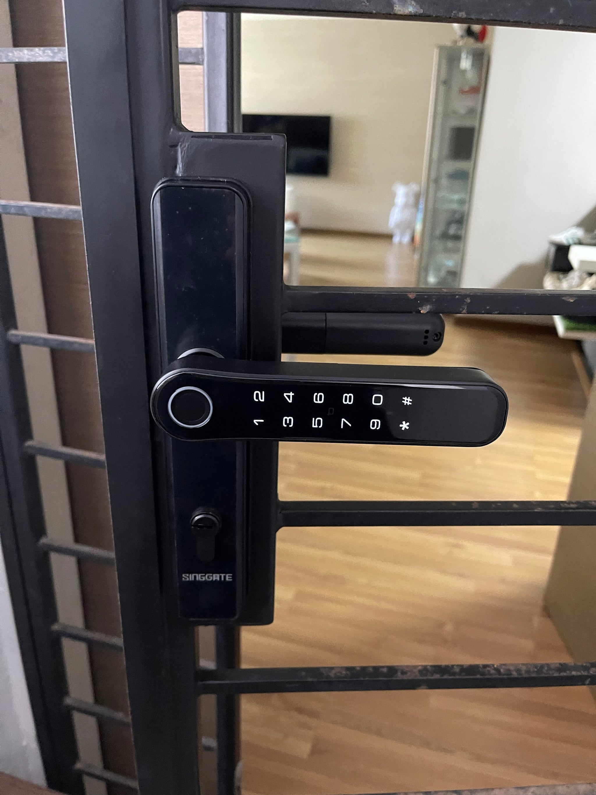 Metal Gate Digital Lock | SINGGATE FM021 | Keyless Solution – SINGGATE ...